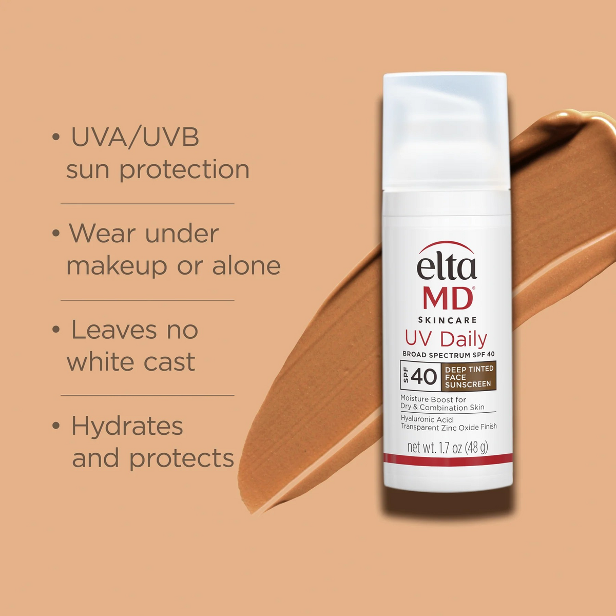 Elta MD UV Daily Deep Tinted Broad-Spectrum SPF 40 – Oh Beauty