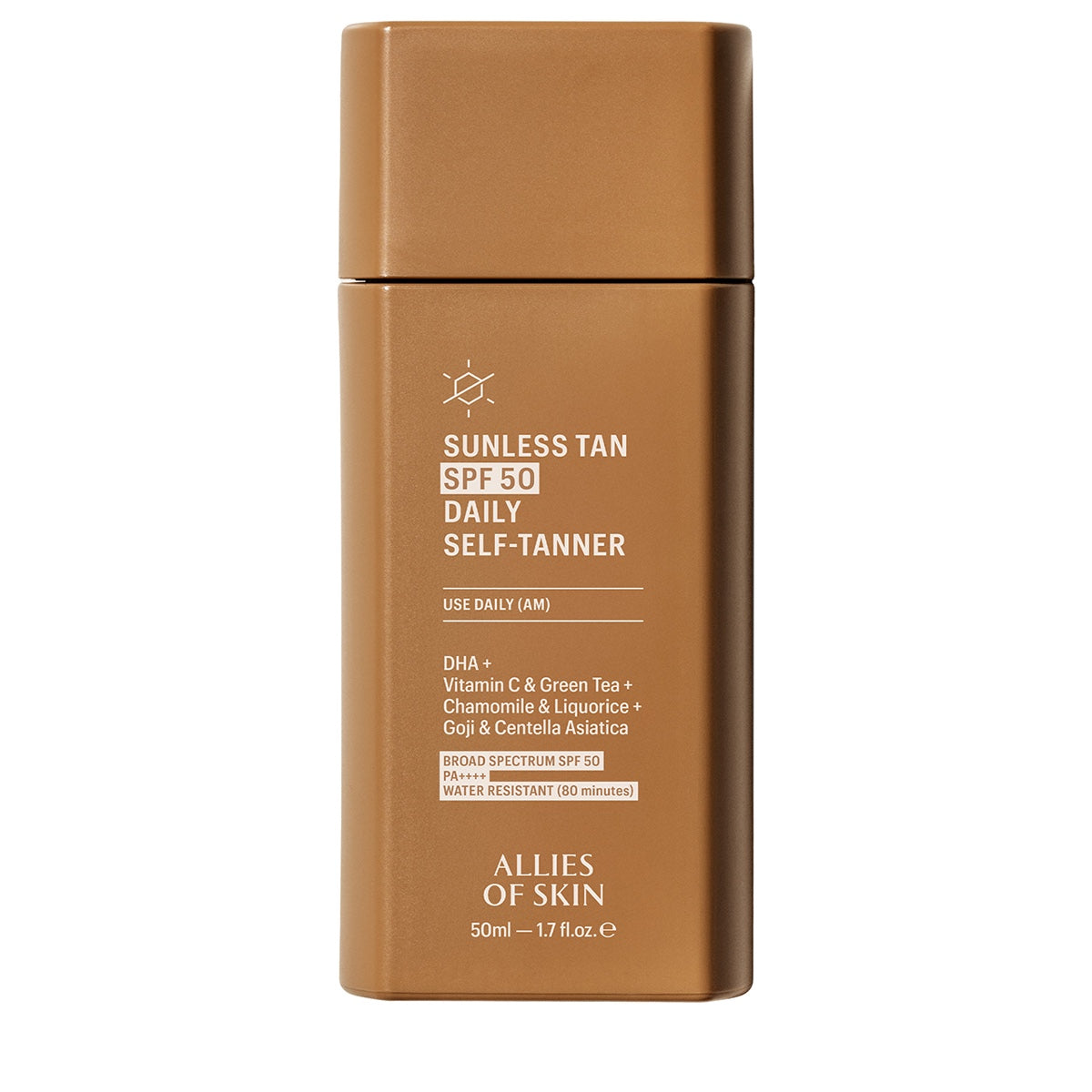 Allies of Skin Sunless Tan SPF 50 Daily Self-Tanner – Oh Beauty